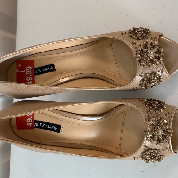 Alex Marie | Shoes | Alex Marie Opentoe Pumps | Poshmark
